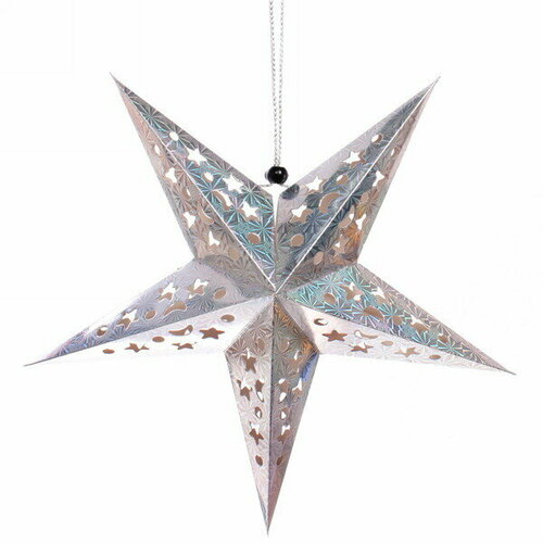 Украшение подвесное «Сияние звезды» 45 см, Серебро