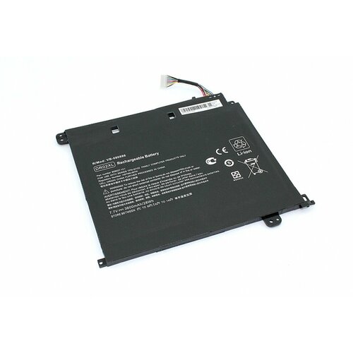 Аккумуляторная батарея для ноутбука HP DR02XL 7.7V 3600mAh