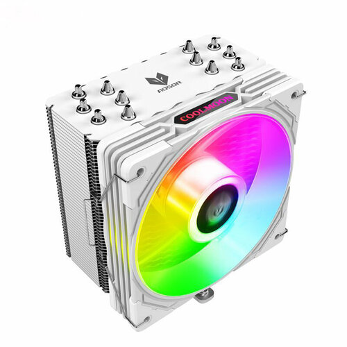 Кулер MyPads охлаждение для процессора Intel/ AMD для компьютера настольного с подсветкой RGB поддержка сокета LGA 1150/1151/ AM4с шестью медными т.