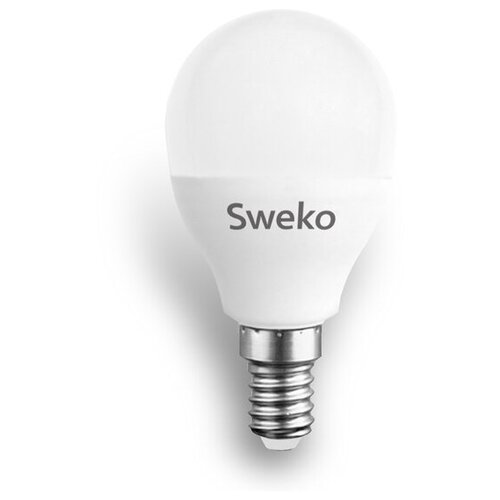 Лампа светодиодная Sweko 38737, E14, G45, 10 Вт, 3000 К