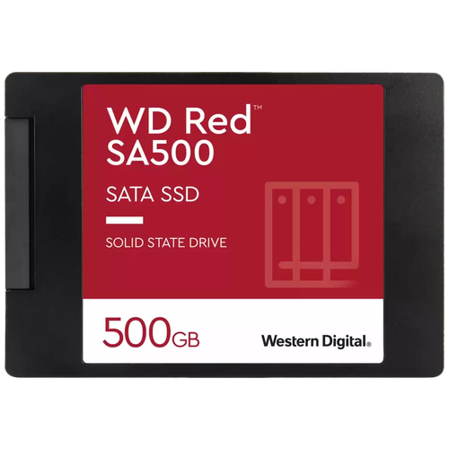 Твердотельный накопитель Western Digital WD Red 500 ГБ SATA WDS500G1R0A