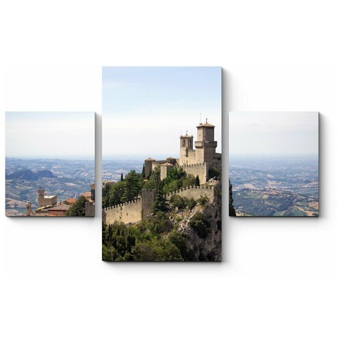 Модульная картина Замок Сан Марино 90x59
