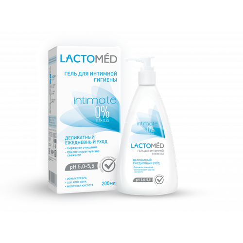 БИГ/Клевер Lactomed Гель "Лактомед" для интимной гигиены деликатный уход , 200 мл