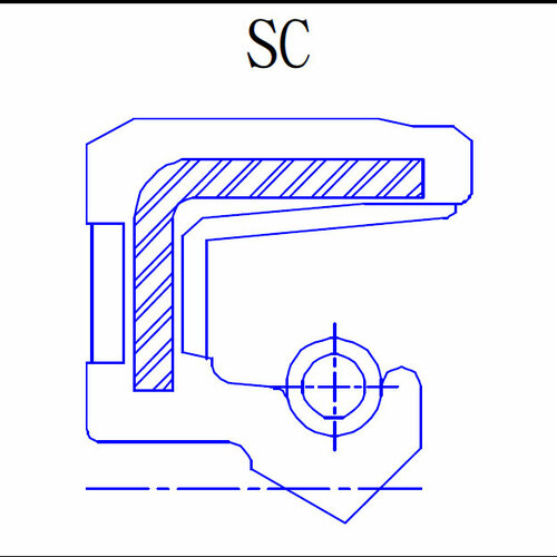 Сальник для стиральной машины (манжета арм.) 37x66x9.5 SC NBR-70