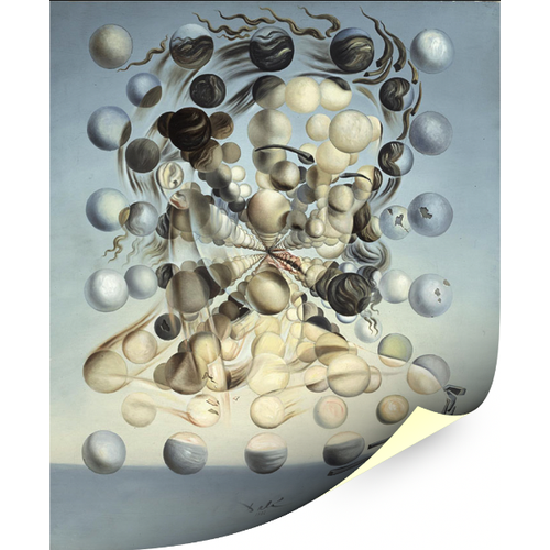 "Галатея со сферами", Дали, Сальвадор, картина (репродукция) (50х61 см / без подрамника)
