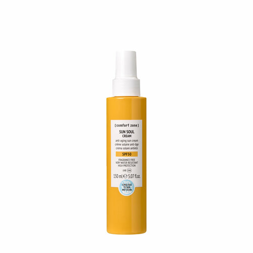 Comfort Zone Суперводостойкий солнцезащитный крем для лица и тела SPF50 Sun Soul Cream 150 мл