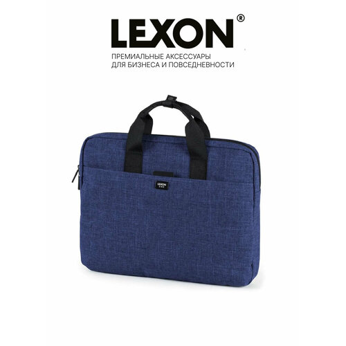 Сумка для ноутбука 15.6 дюймов Lexon / деловая мужская / женская / синяя