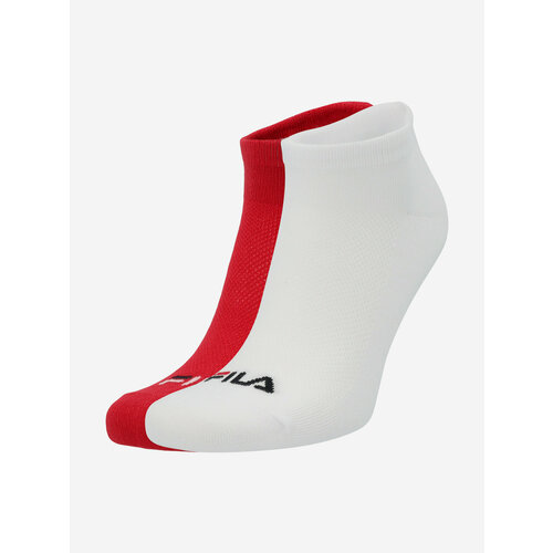 Носки Fila, размер 35-38, белый/красный