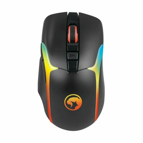 Мышь Marvo M729W Pro, игровая, беспроводная, съемный Type-C, оптическая, RGB, 8000 dpi, чёрная 98882