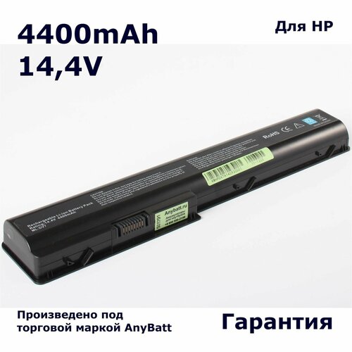 Аккумулятор AnyBatt 4400mAh, для HP- Pavilion DV7-3000 dv7-1220er dv7-1245dx dv7-2185dx dv7-2120er dv7-2110er