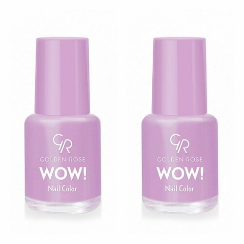 Golden Rose Лак для ногтей Wow! Nail Lacquer, тон 020, 6 мл, 2 штуки