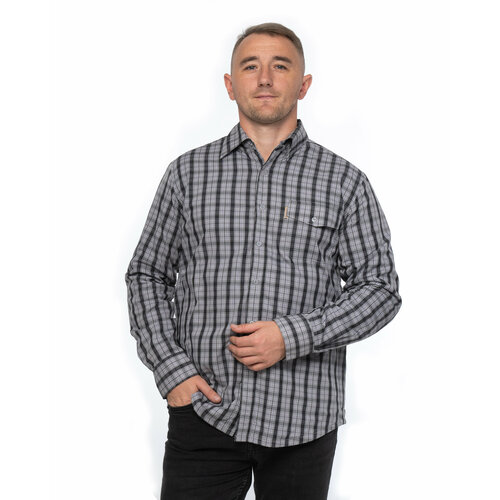 Рубашка Maestro, размер 54-56/XL/45 ворот, серый