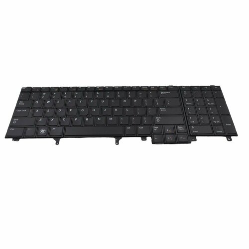 Клавиатура для Dell Precision M4700 ноутбука с пойнтером и подсветкой
