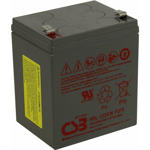 Аккумулятор для ИБП CSB HRL 1225W F2FR