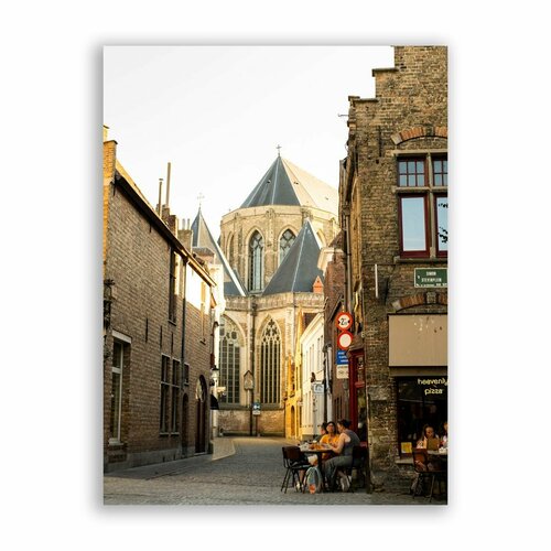 Постер, плакат на бумаге / Бельгия - Улицы / Размер 30 x 40 см