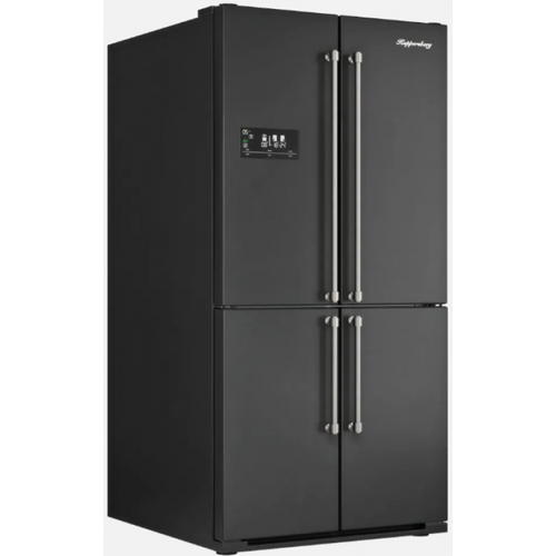 Холодильник Kuppersberg NMFV 18591 B Silver, черный/серебристый
