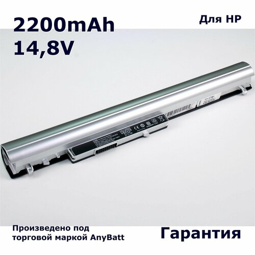 Аккумулятор AnyBatt 2200mAh, для HP- Pavilion 15-n257sr 15-n068sr 15-n200 15-n214sr 15-n268sr 355 G2 (J4T00EA) 15-n263sr