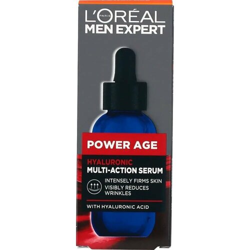 Сыворотка для лица L'OREAL MEN EXPERT POWER AGE с гиалуроновой кислотой 30 мл (из Эстонии)