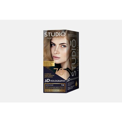 Краска для волос STUDIO professional 3D 1 шт 7.0 Светло-русый