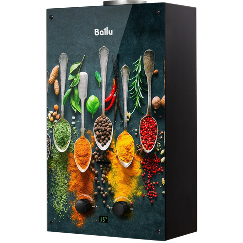 Проточный водонагреватель Ballu Fiery Glass GWH 10 Curry газовый НС-1584732