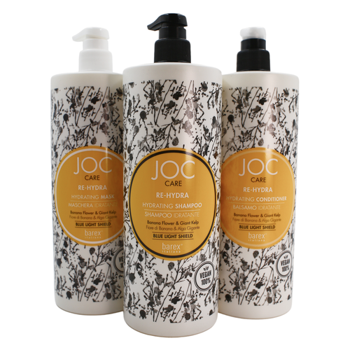 Набор для волос увлажняющий Joc Care Barex (шампунь 1000 мл + кондиционер 1000 мл + маска 1000 мл)