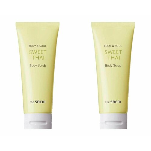 THE SAEM Скраб для тела Body & Soul Sweet Thai Body Scrub, 200 мл, 2 шт