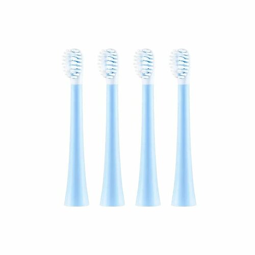 Сменные насадки для зубной щетки Xiaomi Coficoli Childrens Sonic Electric Toothbrush Blue (4 шт)