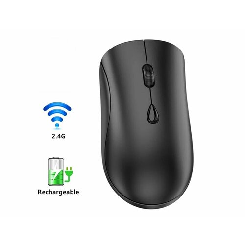 Беспроводная аккумуляторная мышь "WIRELESS MOUSE" бесшумная, 2.4G