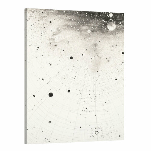 Интерьерная картина 50х70 "Карты звездного неба"