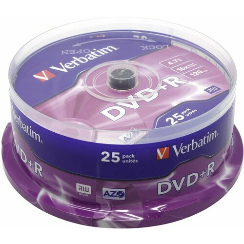 Диск VERBATIM DVD+R 4,7Gb 16x