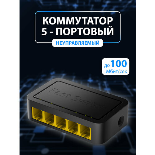 Неуправляемый коммутатор CUDY FS105D