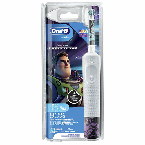 Зубная щётка электрическая Oral-B D100.413 Kids Lightyear Blue