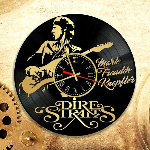 Настенные часы с группой Dire Straits, Mark Knopfler