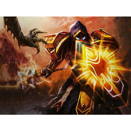 Плакат, постер на бумаге World of Warcraft/игровые/игра/компьютерные герои персонажи. Размер 60 х 84 см