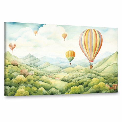 Интерьерная картина 100х60 "воздушный шар"