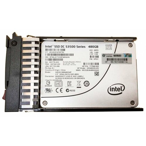Жесткий диск HP 728767-001 480Gb SATAIII 2,5" SSD