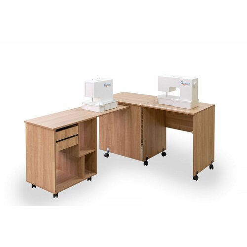 Стол для швейной машины и оверлока Комфорт-8 (Сорано)