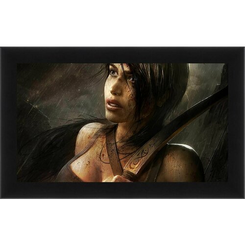 Плакат, постер на бумаге Tomb Raider (2013). Размер 21 х 30 см