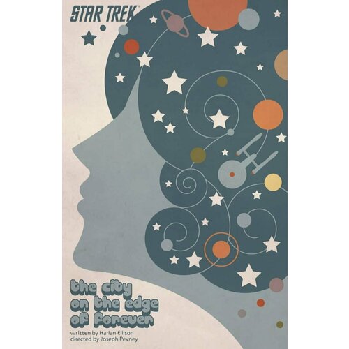 Плакат, постер на холсте Звездный путь (Star Trek, 1966-1969г). Размер 21 х 30 см