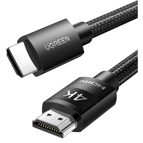UGREEN 4K HDMI Cable Male to Male Braided 3m HD119 (Black) 40102