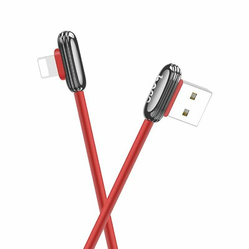 Кабель-переходник USB to Lightning HOCO U60i Soul Secret charging data sync 2.4A Lightning (красный)