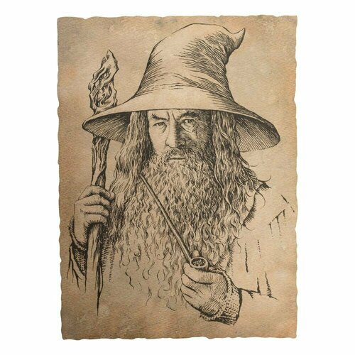 Постер Lord of The Rings Portrait of Gandalf the Grey