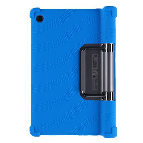 Силиконовый противоударный чехол-бампер Mypads с подставкой для Lenovo Yoga Tab 11 (YT-J706F) 2021 синий