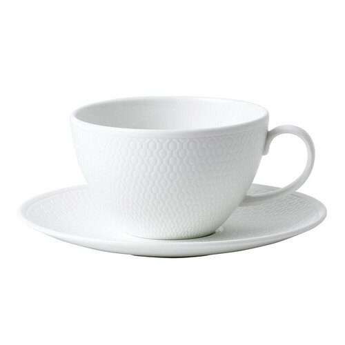 Чайная пара Gio 260 мл, материал фарфор, цвет белый, Wedgwood, Великобритания, WGW-40023843