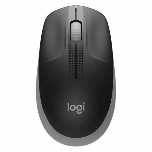 Мышь Logitech M190, оптическая, беспроводная, USB, черный и серый [910-005906]