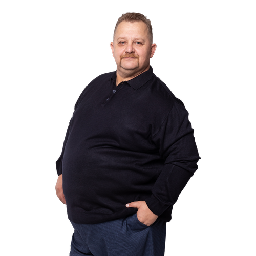 Пуловер Turhan, размер 3 XL, синий