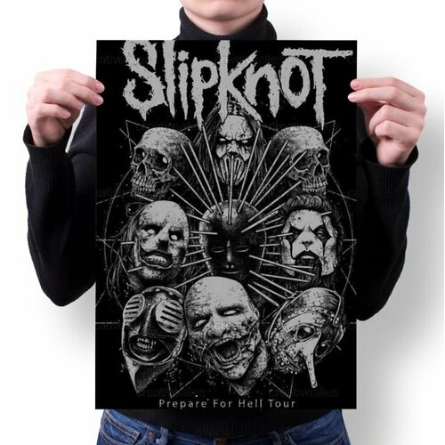 Плакат Slipknot, Слипнот №10, А1 (84-60 см)