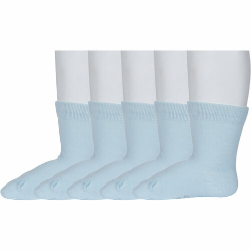 Носки RuSocks 5 пар, размер 9-10, голубой