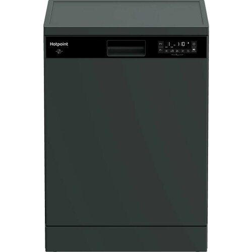 Посудомоечная машина HOTPOINT HF 5C82 DW A, полноразмерная, напольная, 59.8см, загрузка 15 комплектов, антрацит [869894700040]