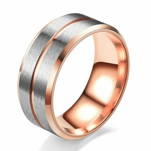 Кольцо помолвочное TASYAS, размер 22.5, розовый, серебряный